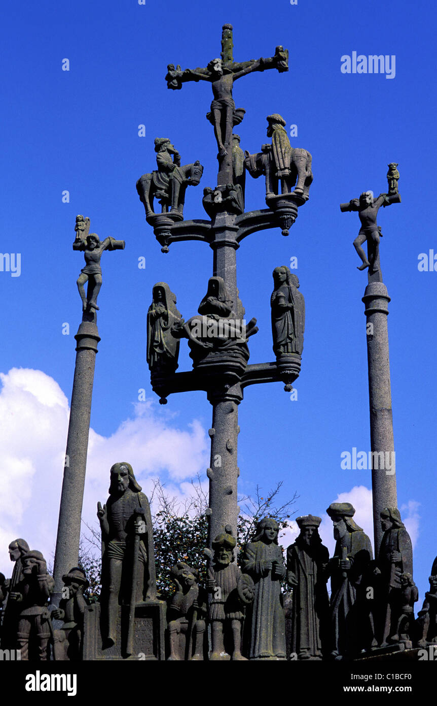 France, Finistere, Plougastel, the Calvary (1602 1604 Stock Photo - Alamy