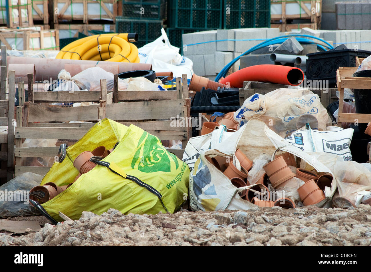 Materials for building a building hi-res stock photography and images ...