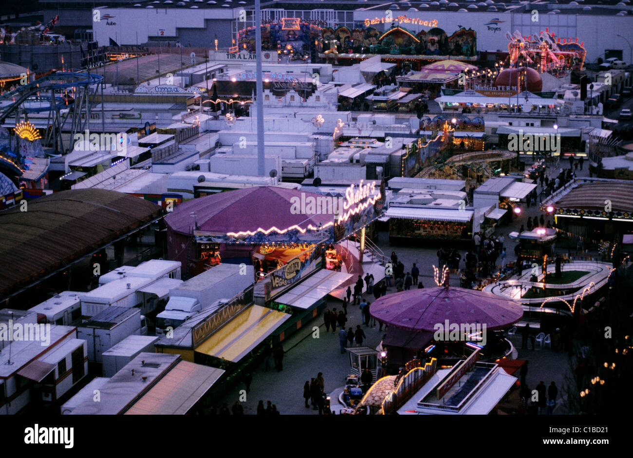 France, Aube, fun fair in Troyes Stock Photo - Alamy