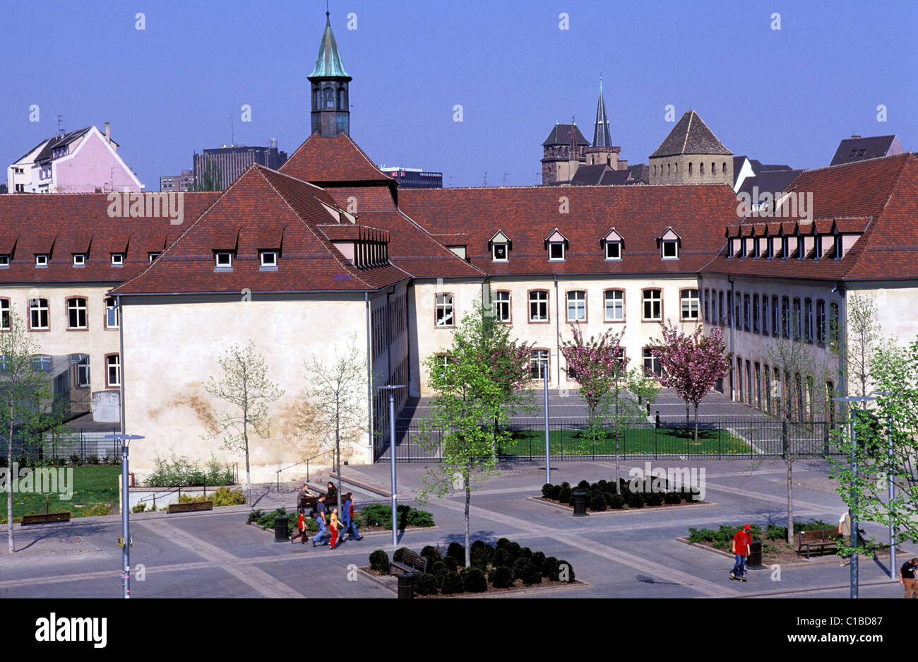 France, Bas Rhin, Strasbourg, ENA school in the old PRISON for women ...