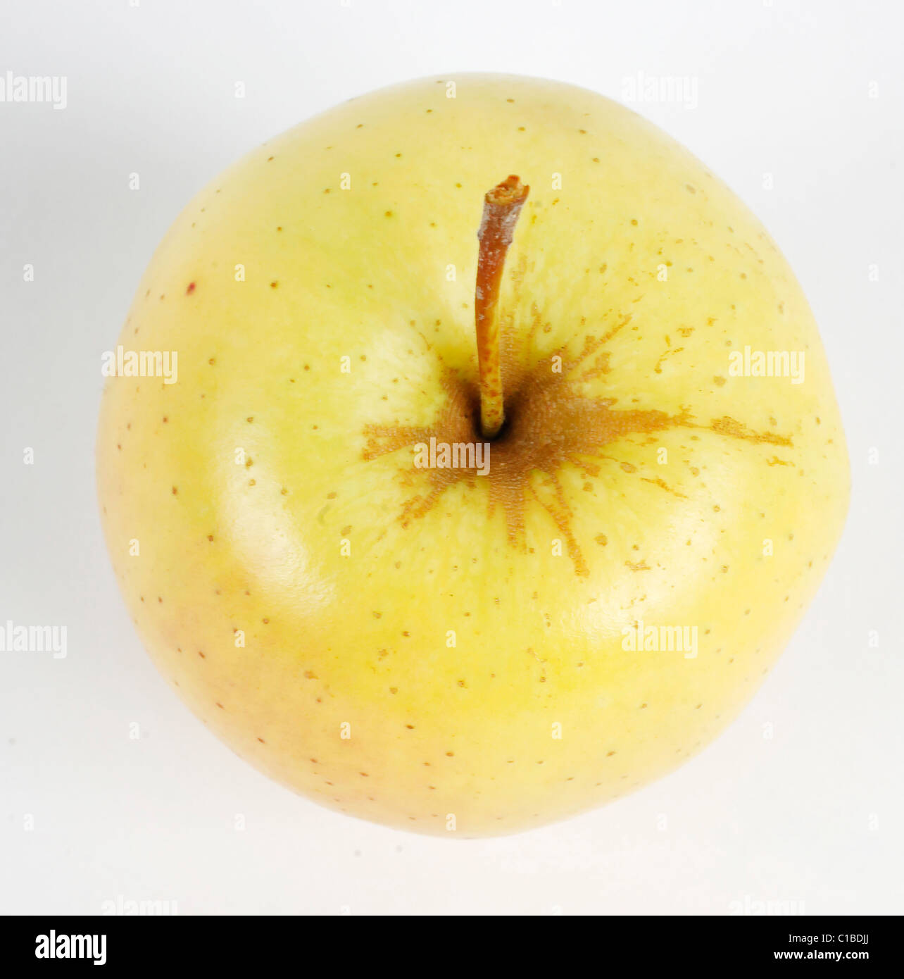 Top view of an apple Stock Photo - Alamy