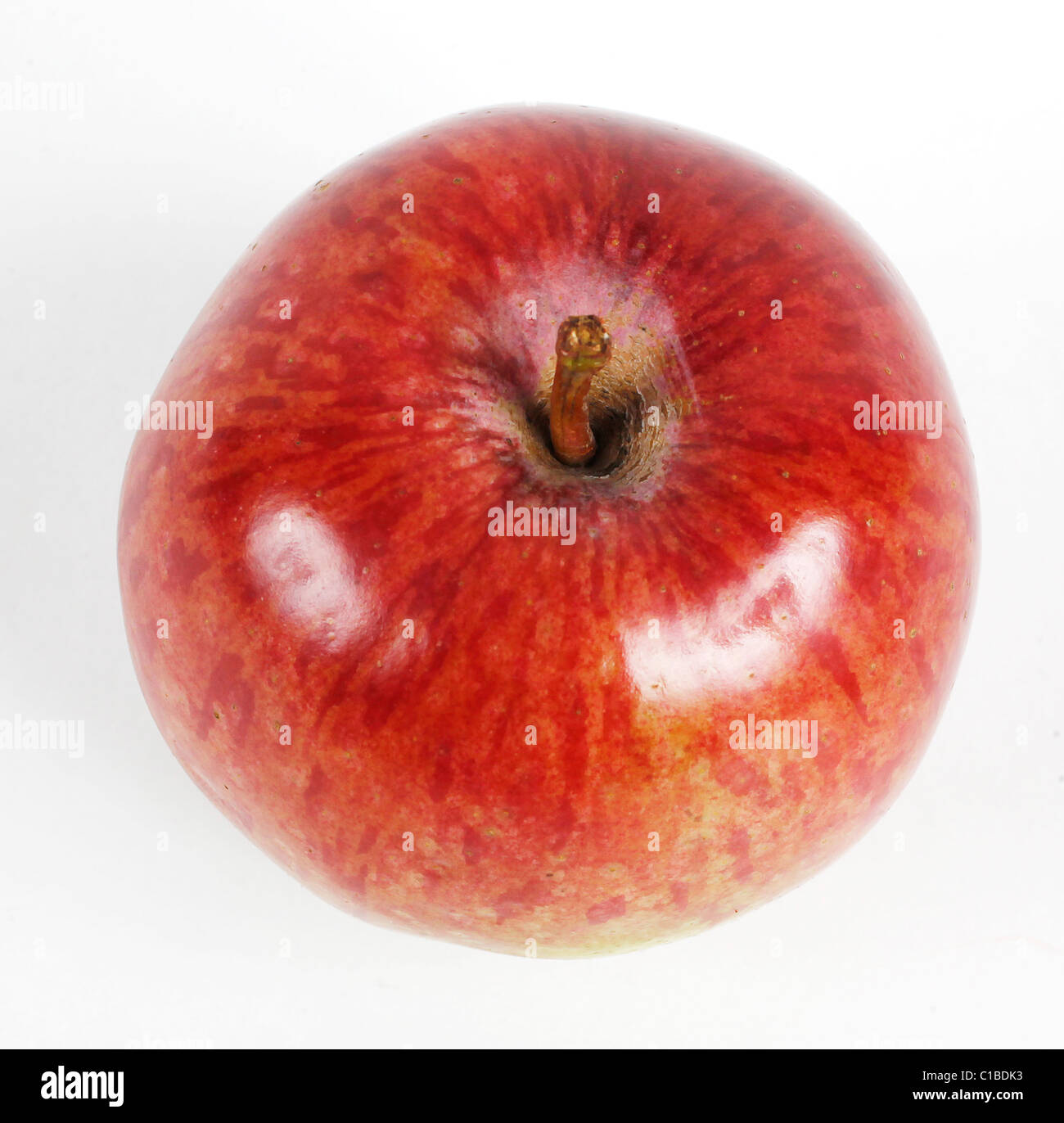 Top view of an apple Stock Photo - Alamy