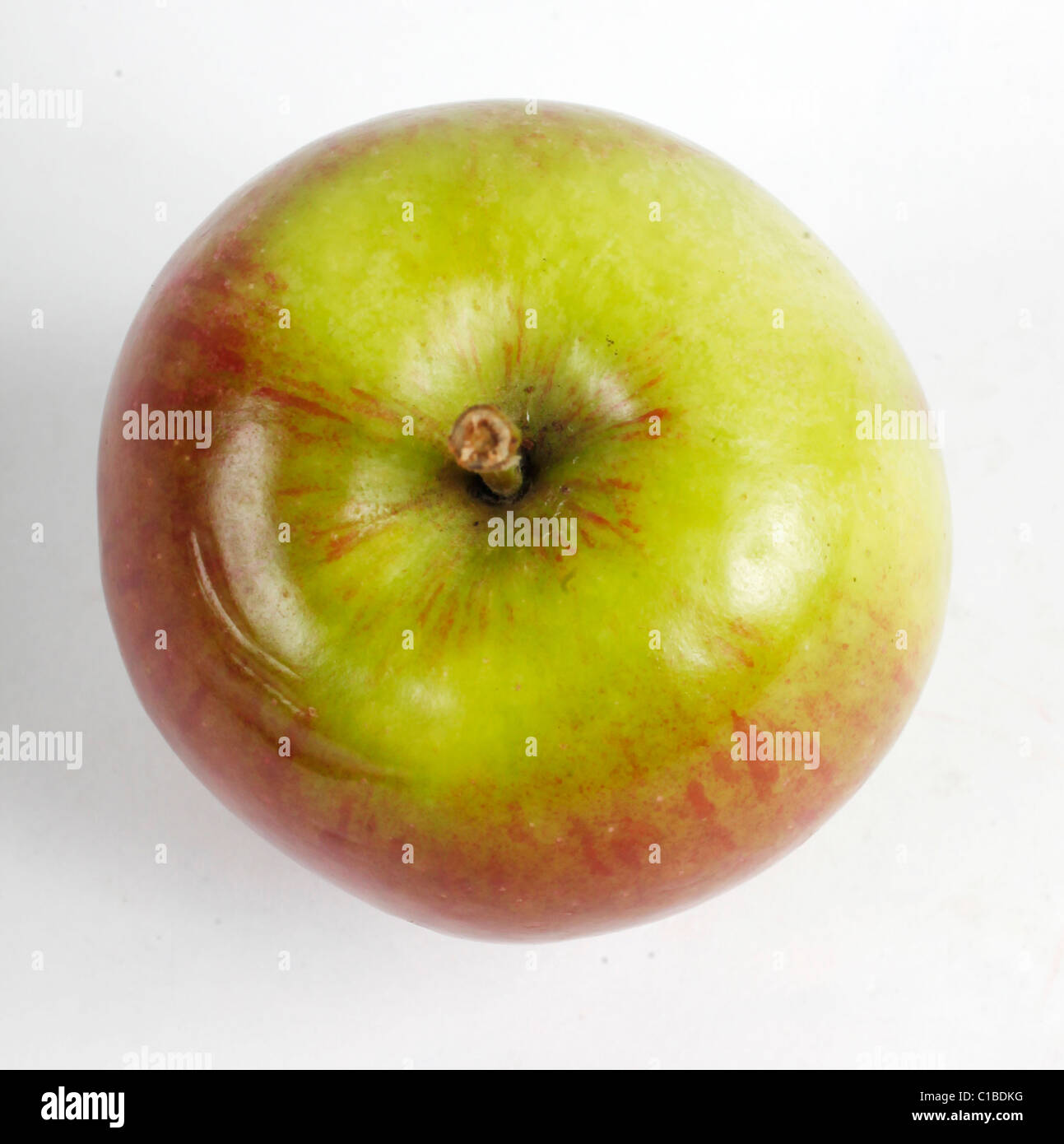 Top view of an apple Stock Photo - Alamy