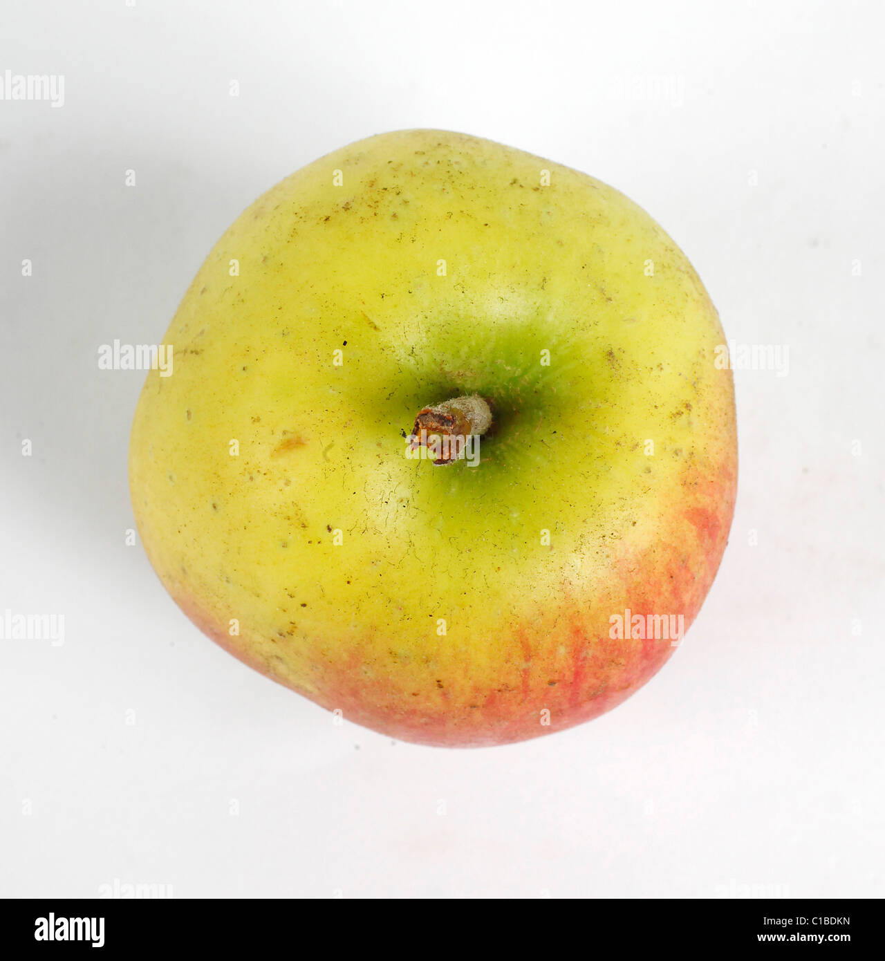 Top view of an apple Stock Photo - Alamy