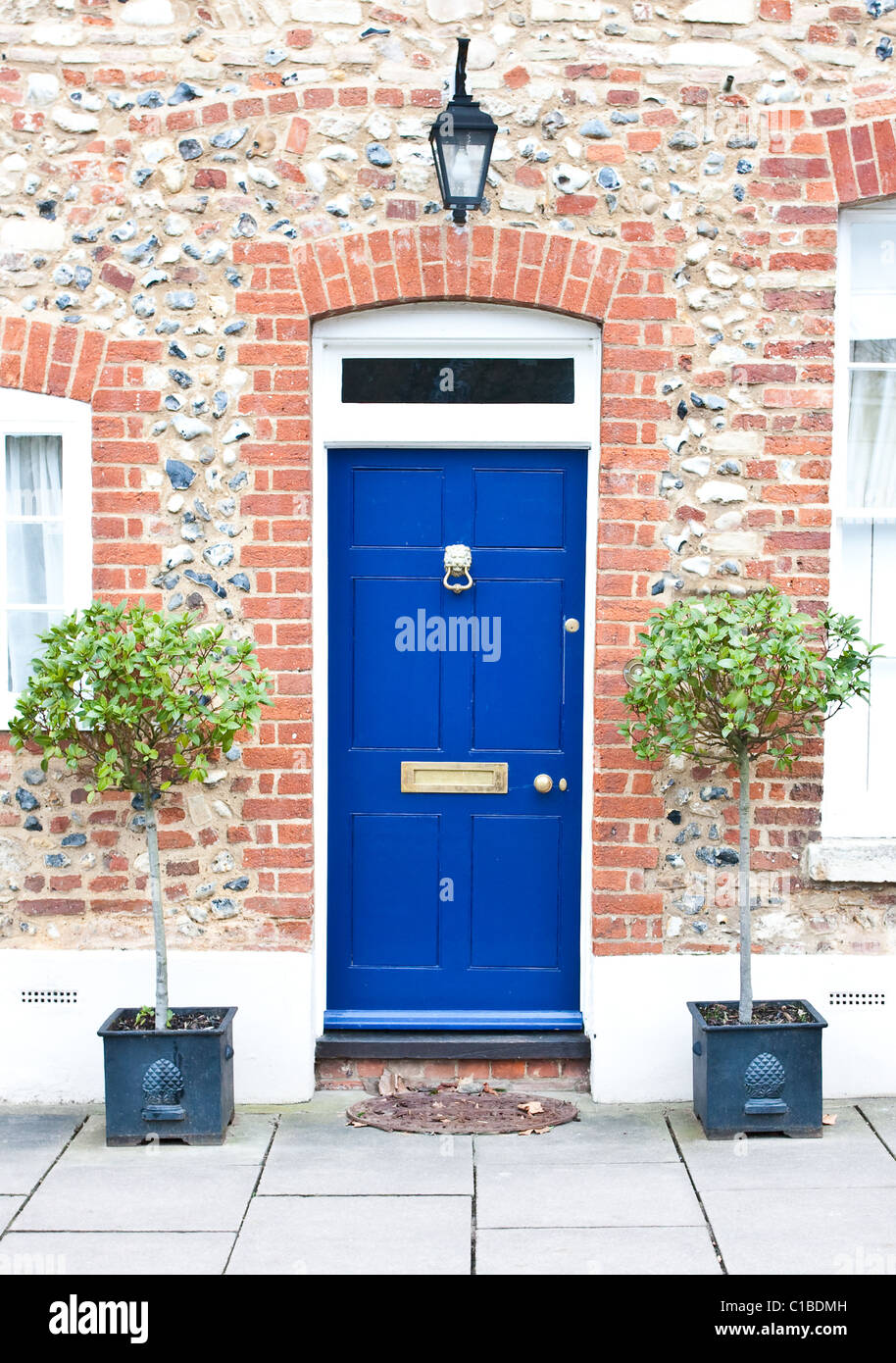 Colorful front door Stock Photo - Alamy
