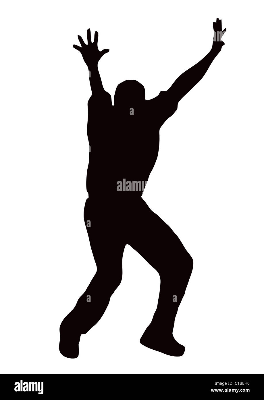 Cricket bowler silhouette hi-res stock photography and images - Alamy