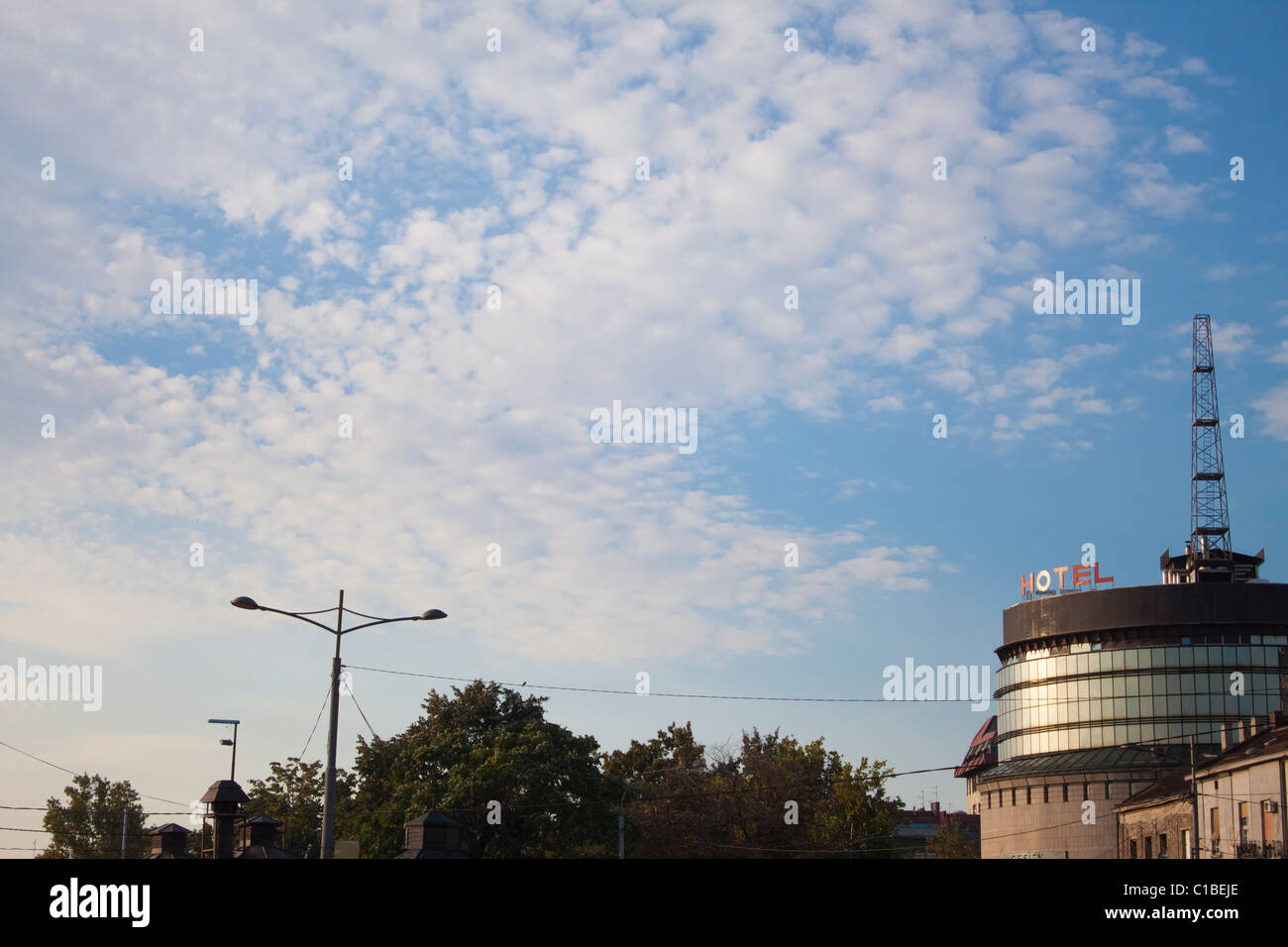 sky over Belgrade Stock Photo - Alamy