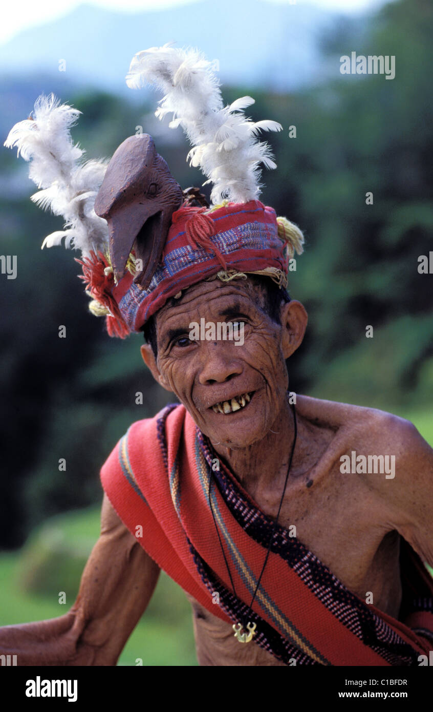 Philippines, Lucon Island, Ifugao province, Banaue, Ifugao man Stock ...
