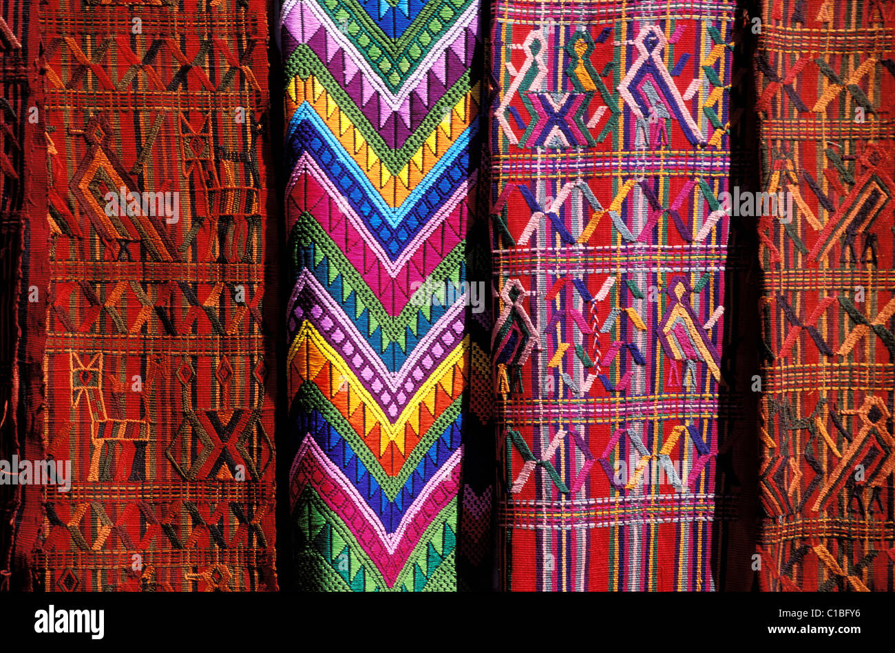Guatemala, Solola Department, Indian fabric Stock Photo - Alamy