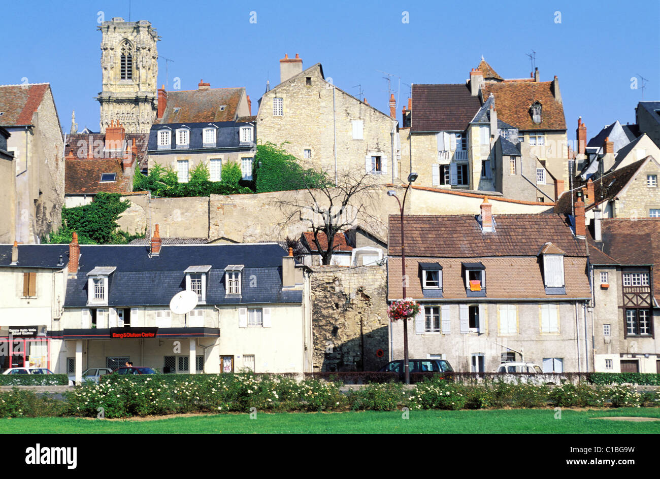France, Nievre, Nevers, old town Stock Photo - Alamy