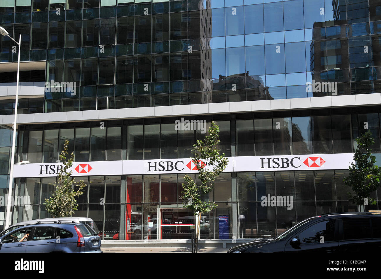 HSBC bank Santiago Chile South America Stock Photo - Alamy