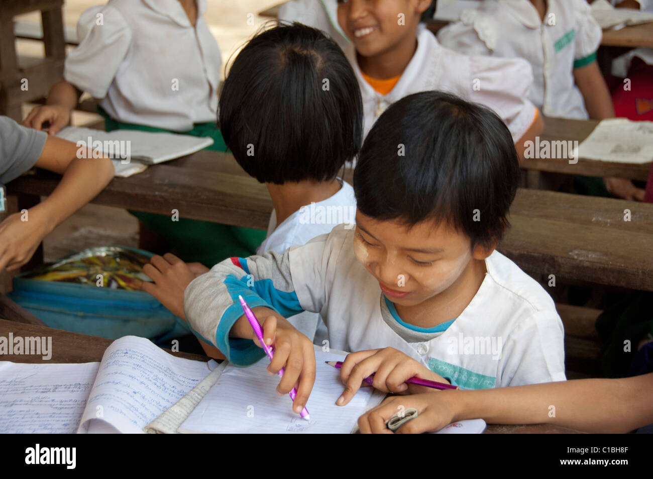 Myanmar (aka Burma), Mandalay, Amarapura. Mahagandhayon Monastic School ...