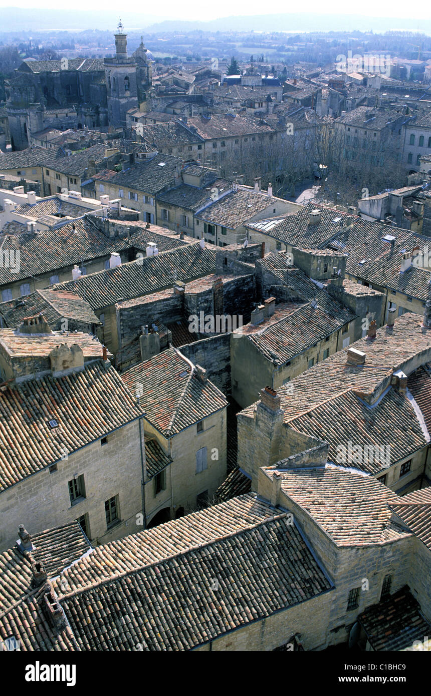 France, Gard, Uzes town Stock Photo - Alamy