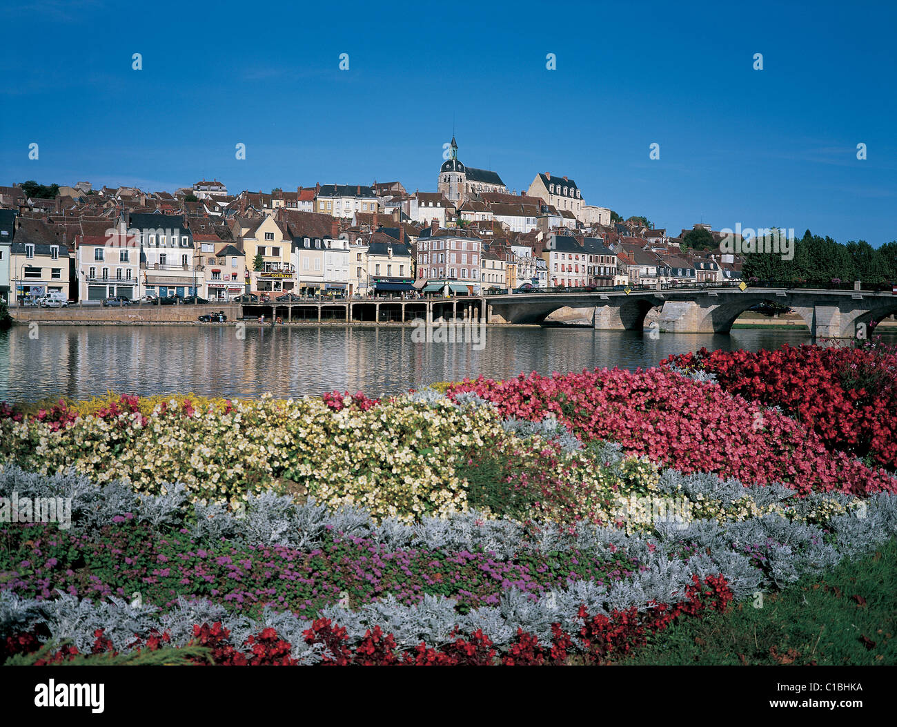 Bridge on the yonne river hi-res stock photography and images - Alamy