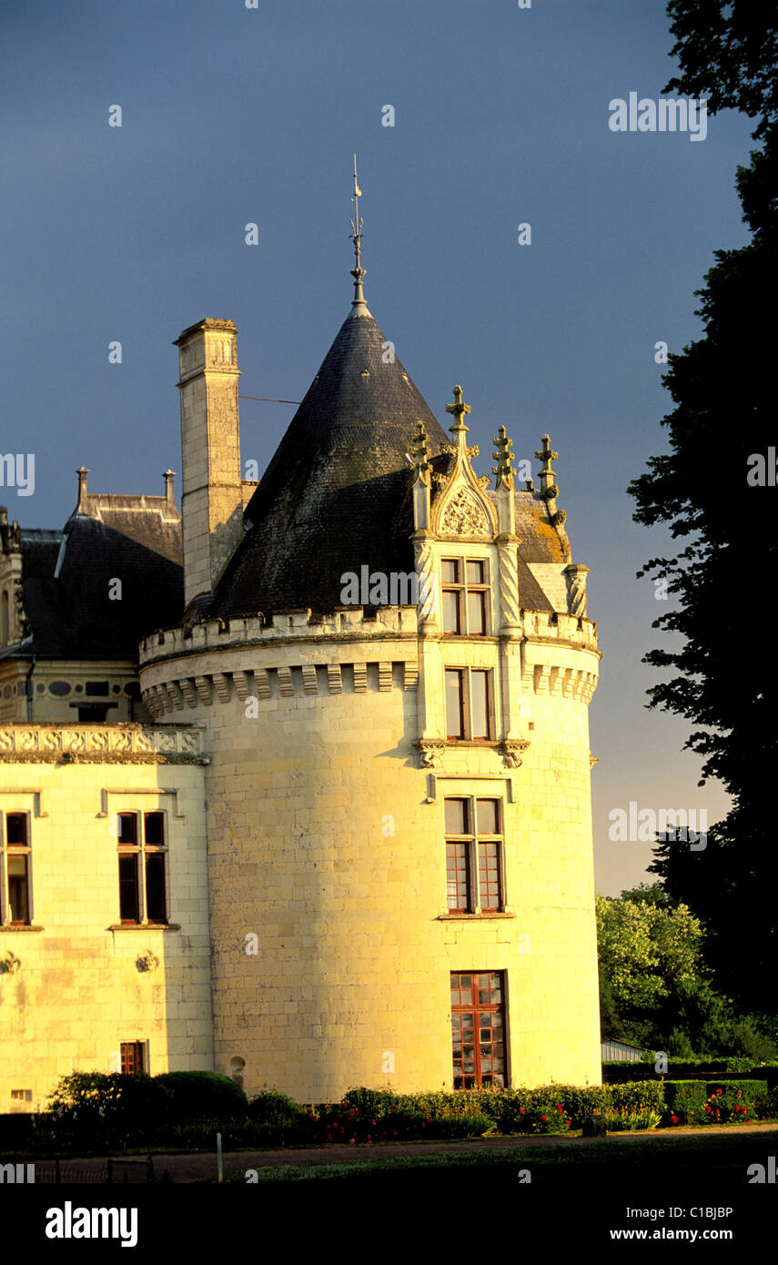 France, Maine et Loire, castle of Breze Stock Photo - Alamy