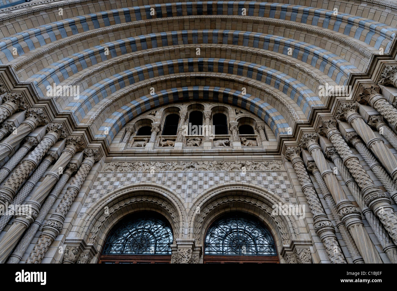 Exterior of Natural History Museum- architectural design-world history ...