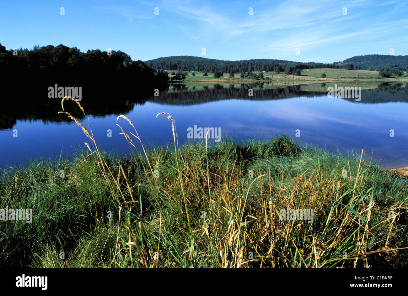 France, Lozere, Moulinet lake (near Marvejols Stock Photo - Alamy