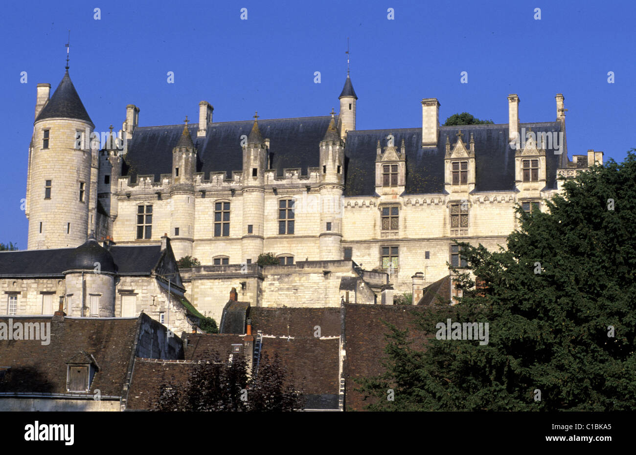 France, Indre et Loire, Loches, the medieval castle at the top of the city Stock Photo - Alamy