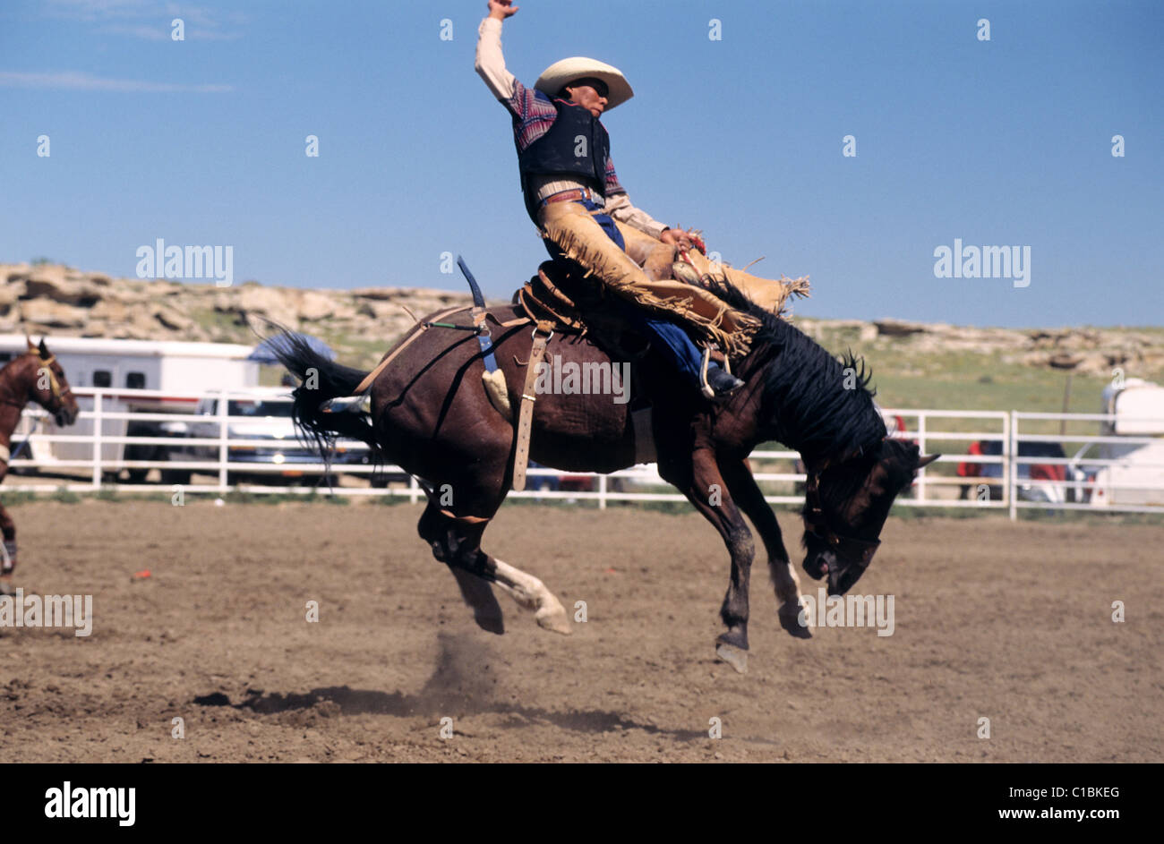 United States, Arizona, Navajo Nation, children rodeo Stock Photo - Alamy