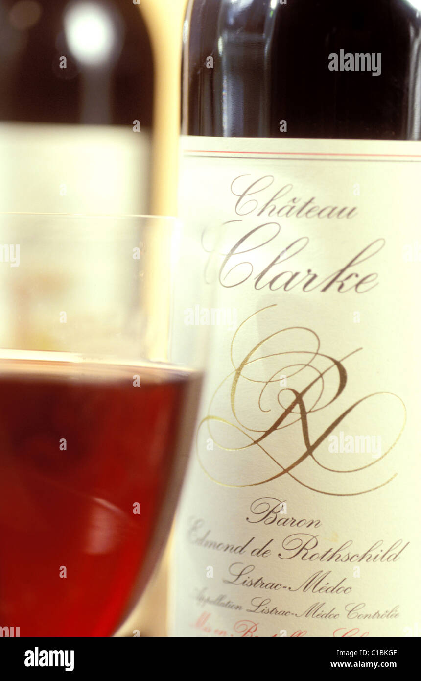 taste of Bordeaux white wine (Clarke castle 1997), Listrac-Medoc ...