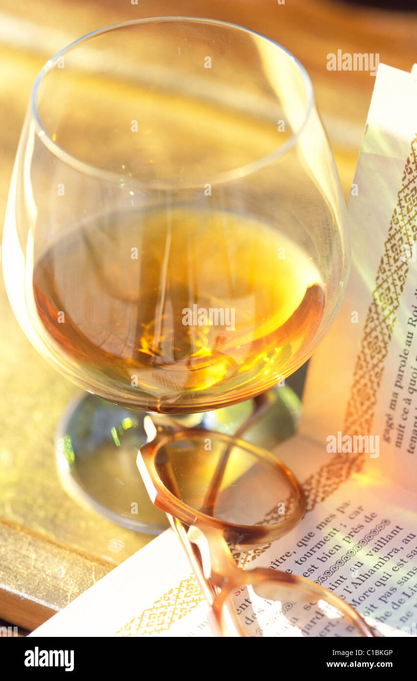 France, Digestif tasting Stock Photo - Alamy