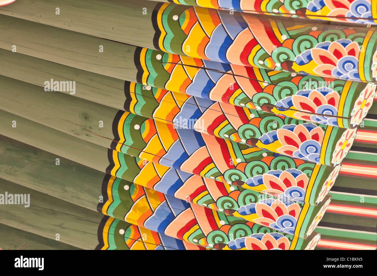 Ceiling detail, Deoksugung palace, Seoul, South Korea Stock Photo - Alamy