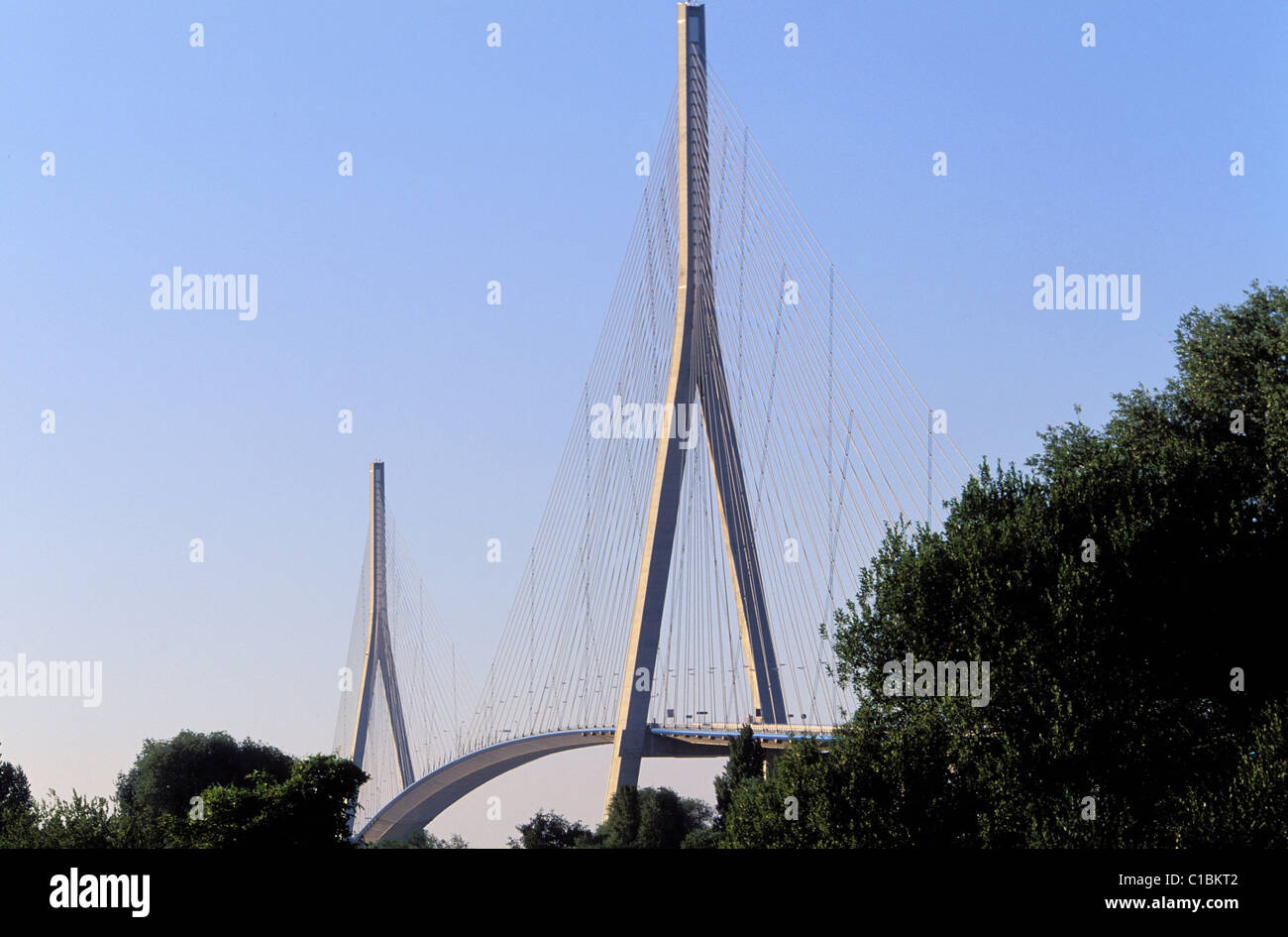 France, Seine Maritime, Normandy bridge Stock Photo - Alamy