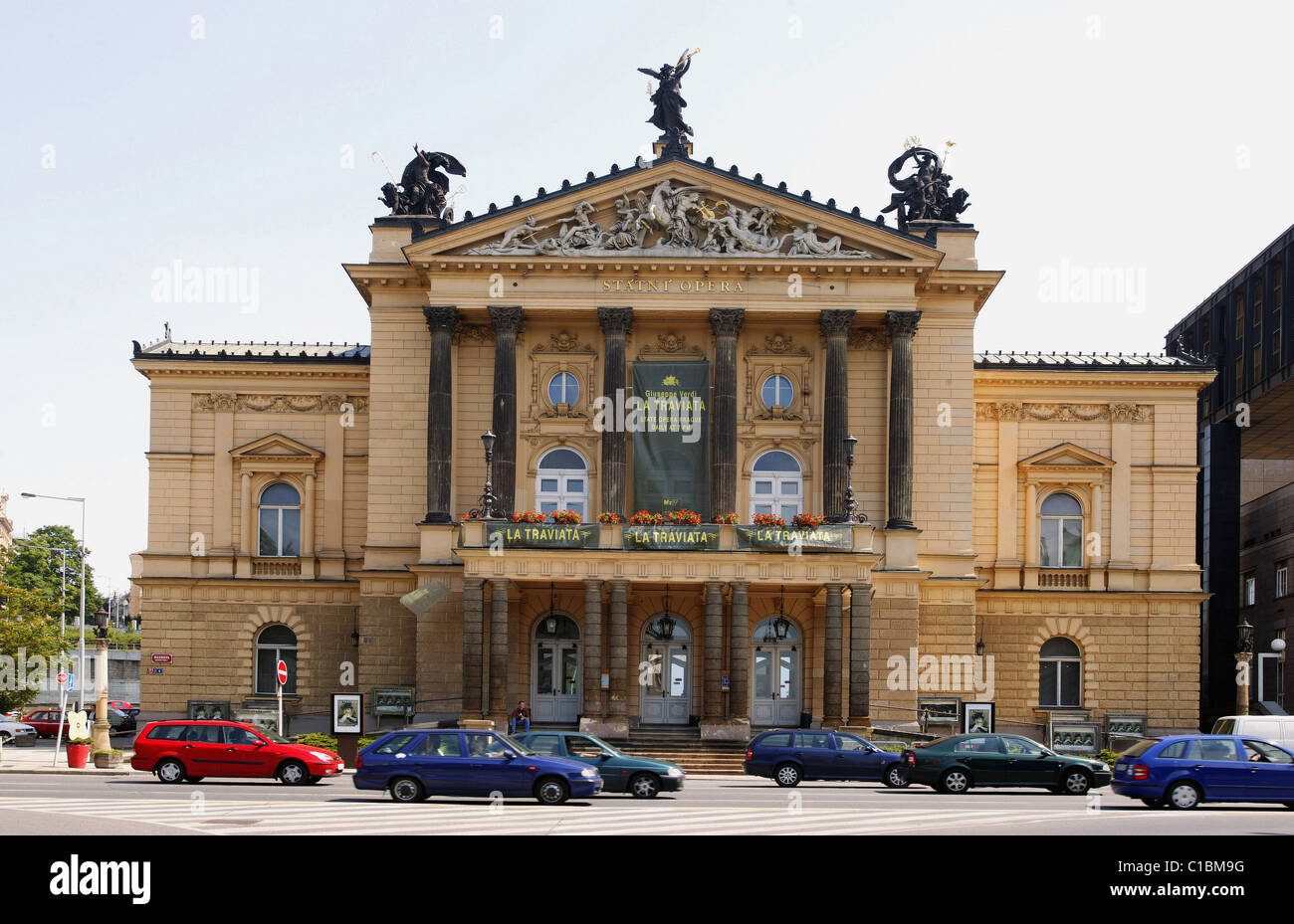 The prague opera house hi-res stock photography and images - Alamy