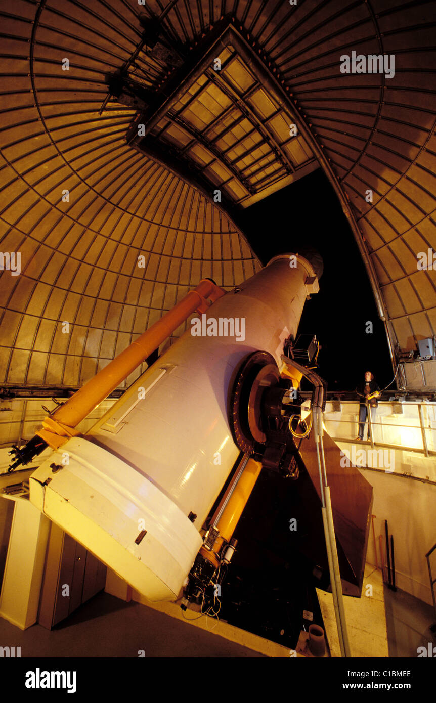 France, Alpes Maritimes, Grasse, Space Fragments in Calern, telescope ...