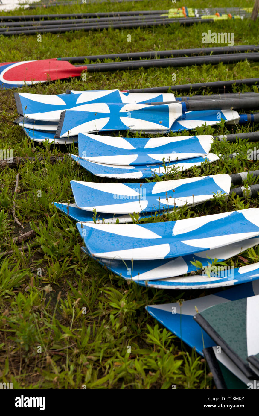 Rowing oars hi-res stock photography and images - Alamy