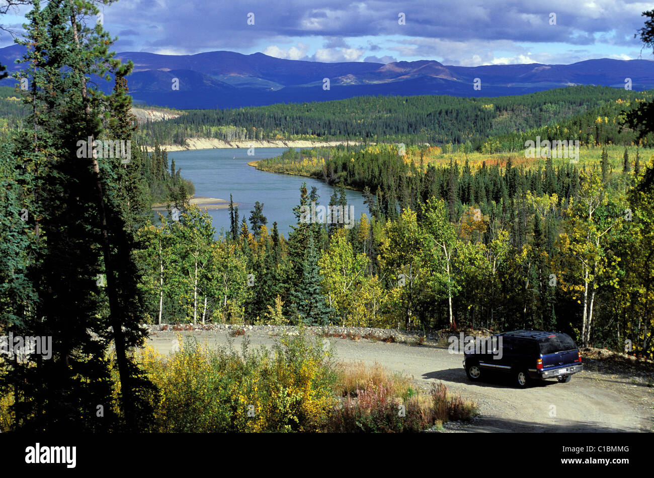 Canada, Yukon, landscape in the region of Whitehorse Stock Photo - Alamy
