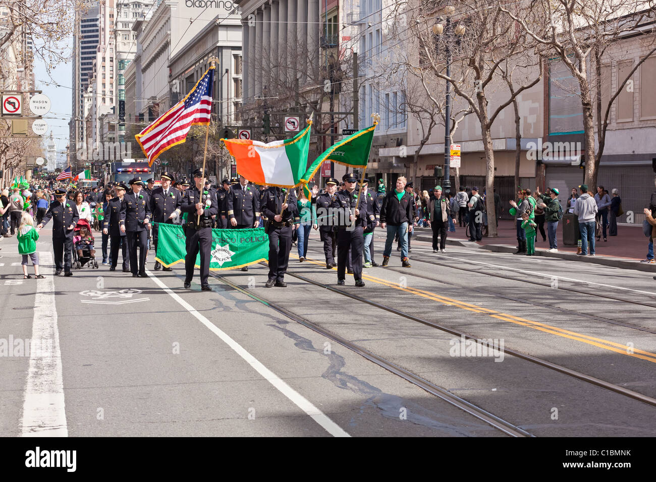 SAN FRANCISCO, CA, USA - MARCH 12: The 160th Annual St. Patrick's Day ...