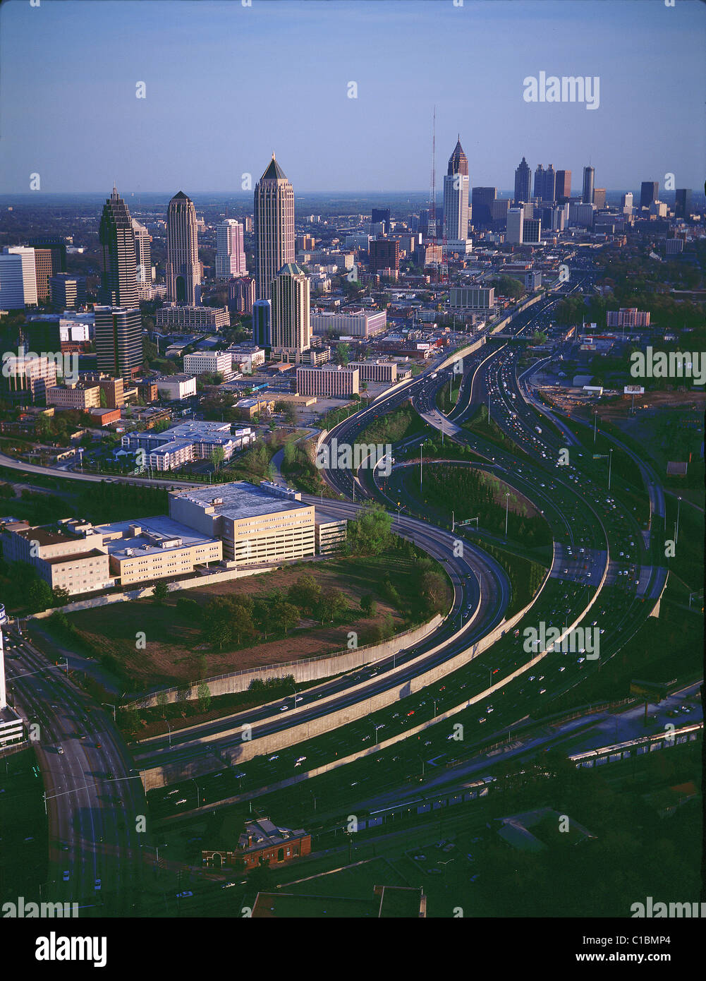 United States, Georgia, Atlanta, overview of the town and of the ...