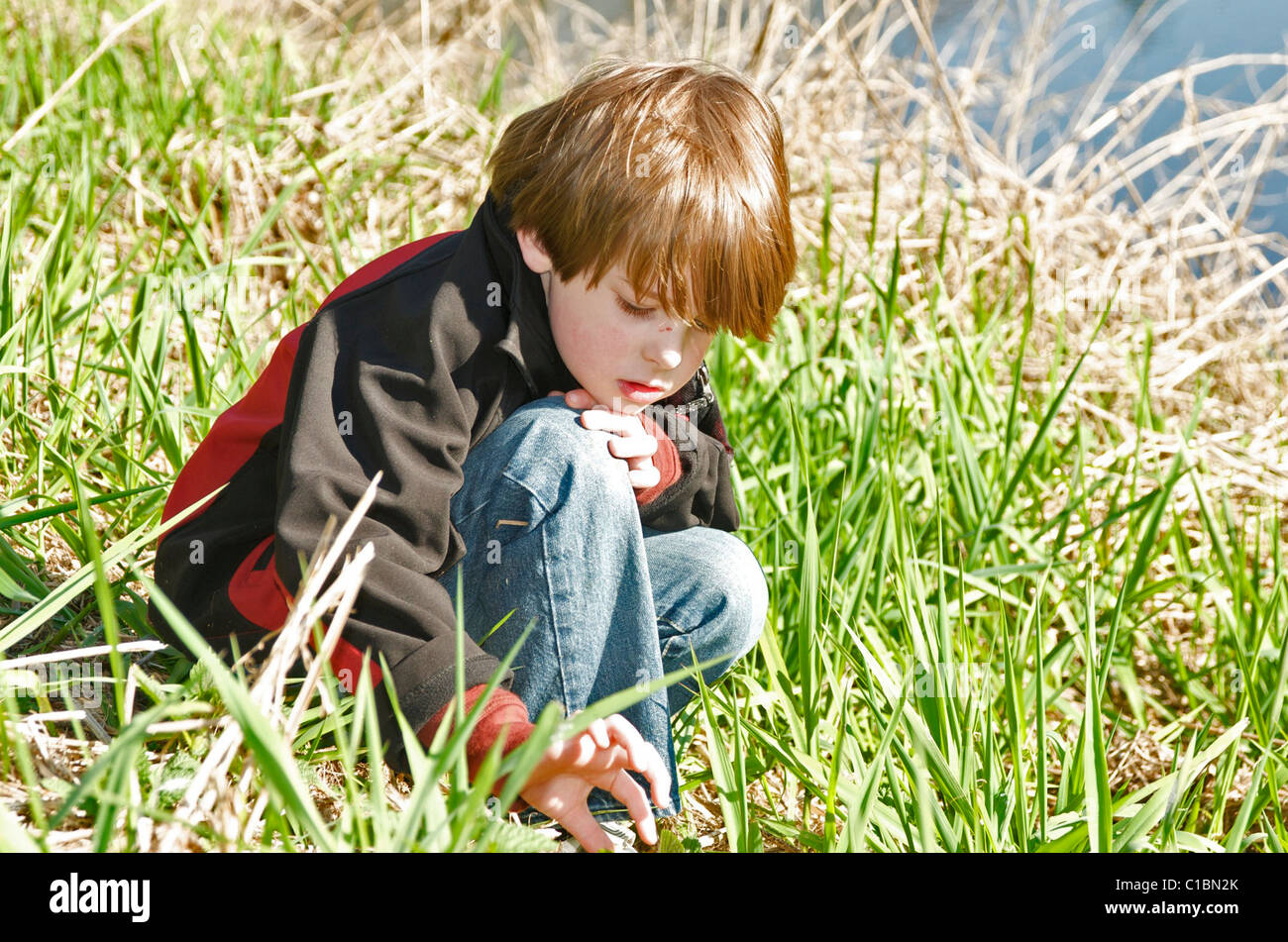 Touching crouch hi-res stock photography and images - Alamy