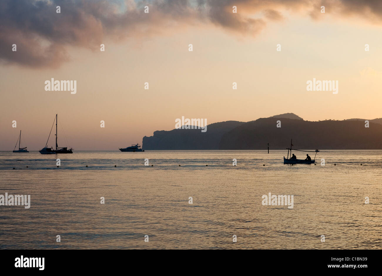 Panoramic sunset mallorca hi-res stock photography and images - Alamy