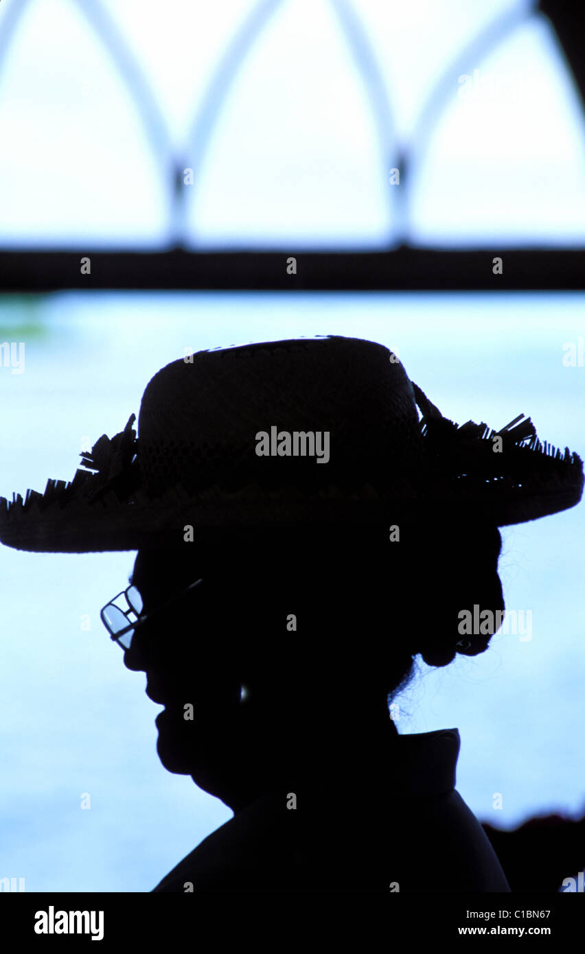 France, French Polynesia, Society Island archipelago, religious office ...