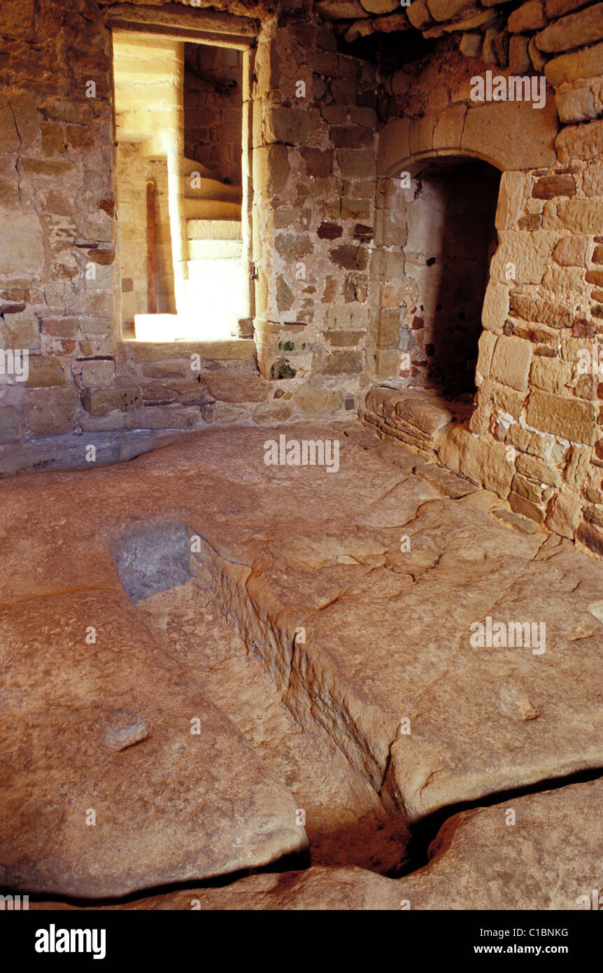 France, Aveyron, Parc Regional des Grands Causses, Merovingian tombs at ...