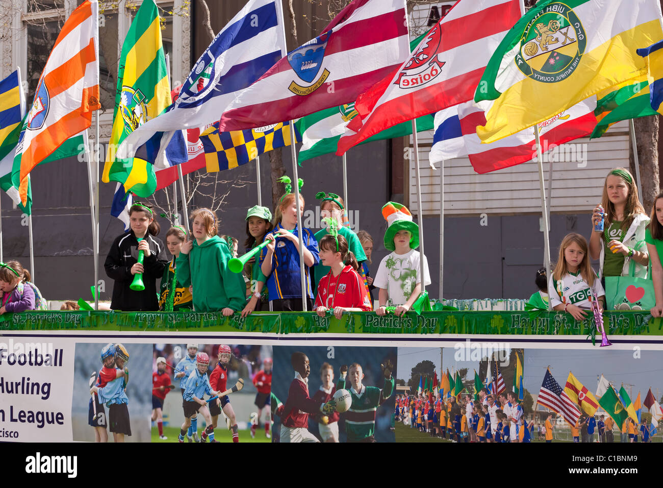 SAN FRANCISCO, CA, USA - MARCH 12: The 160th Annual St. Patrick's Day ...