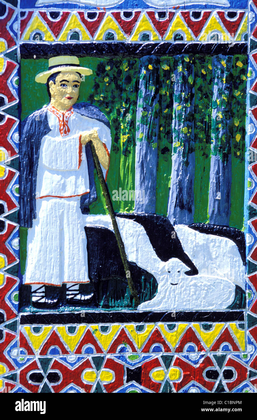 Romania, Maramures, the Carpathians, Sighetu Marmatiei, Sapinta ...