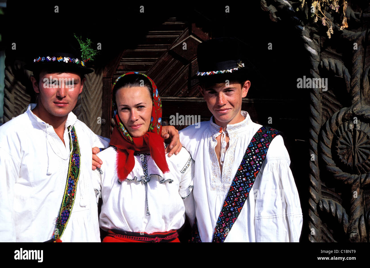 Romania, Maramures, Carpathians mountains, traditional celebration in Botiza Stock Photo - Alamy