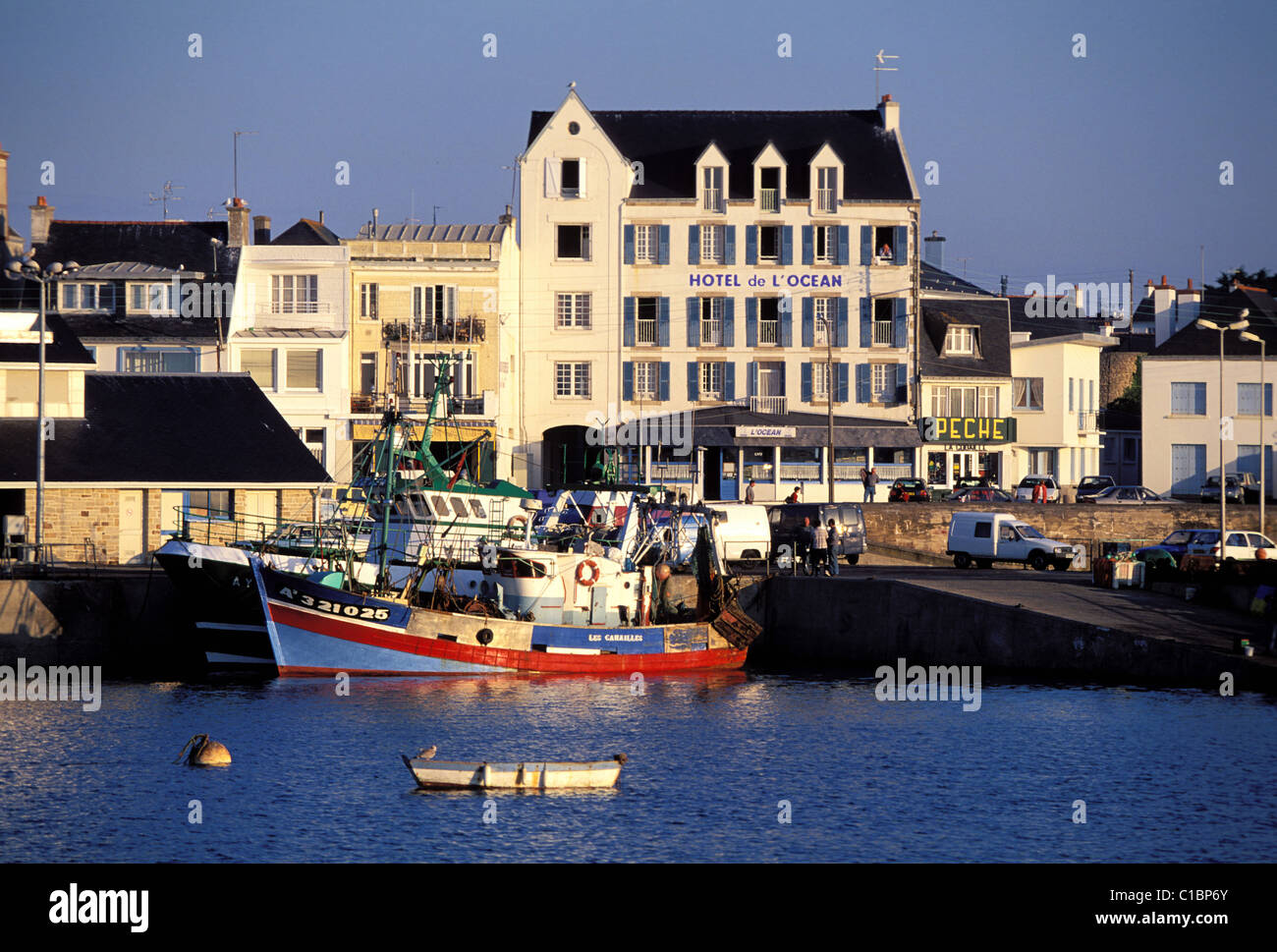 France, Morbihan, Quiberon harbour Stock Photo - Alamy