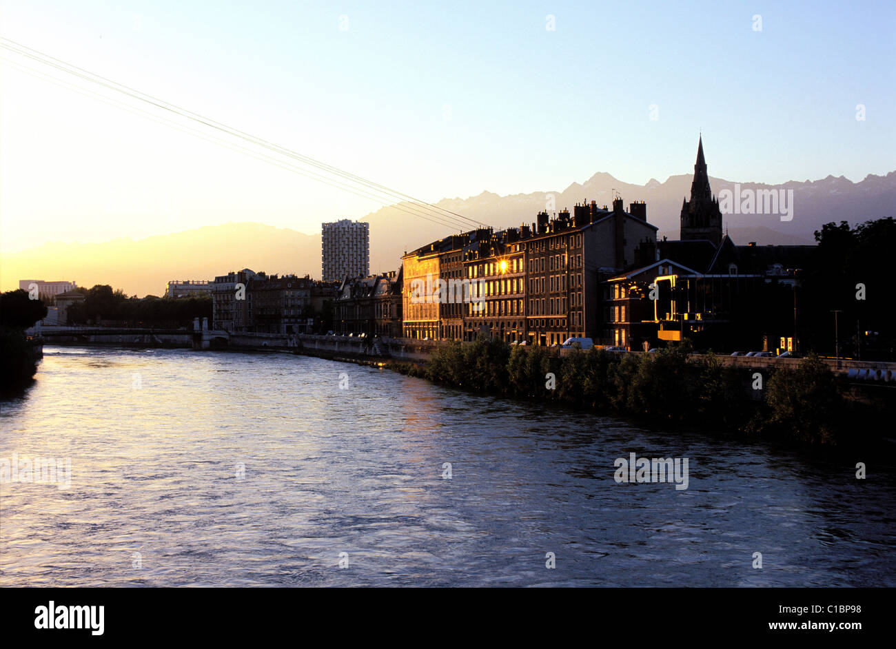 The river isere quays hi-res stock photography and images - Alamy