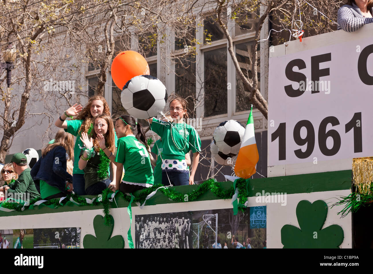 SAN FRANCISCO, CA, USA - MARCH 12: The 160th Annual St. Patrick's Day ...