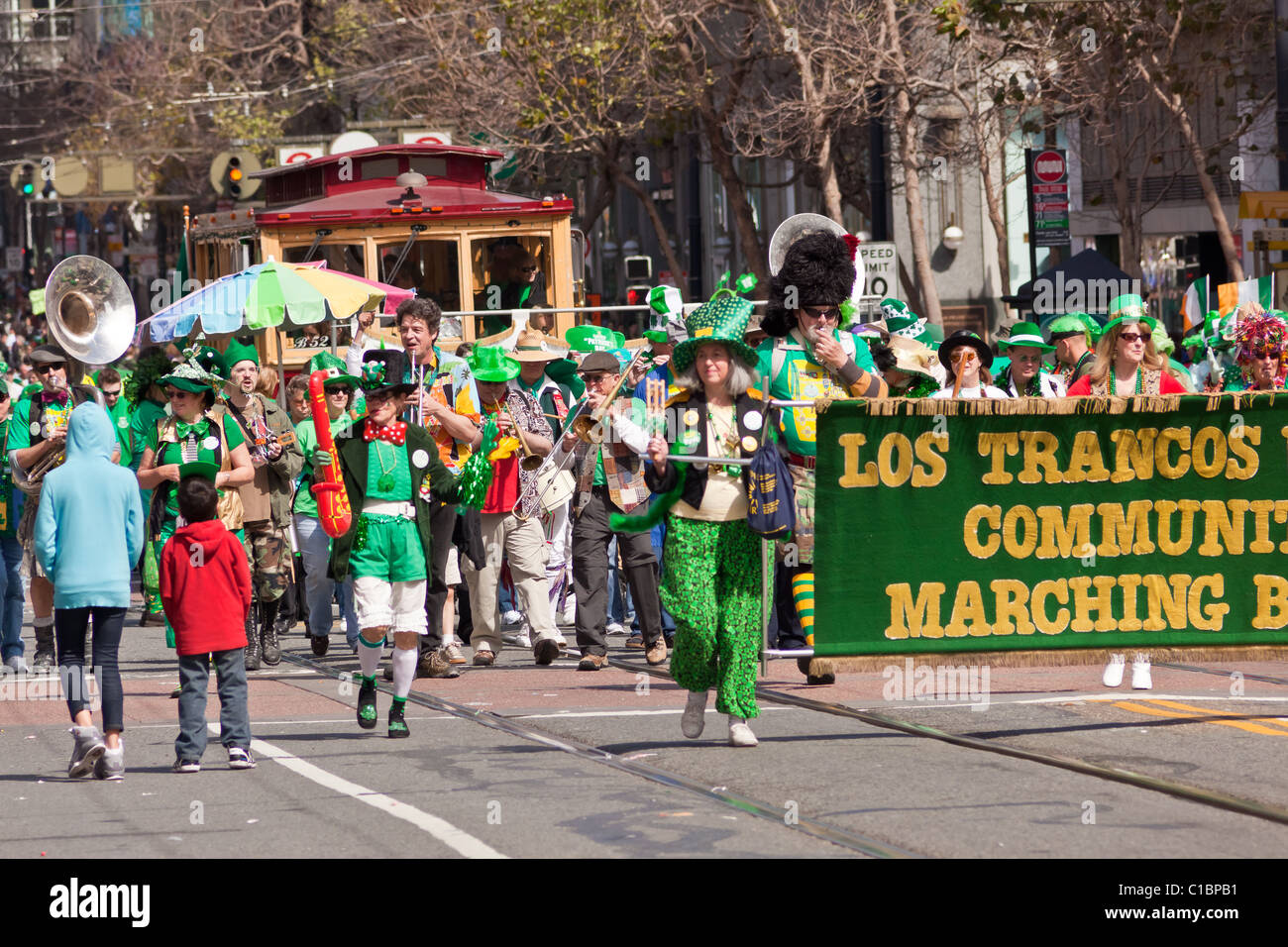 SAN FRANCISCO, CA, USA - MARCH 12: The 160th Annual St. Patrick's Day ...