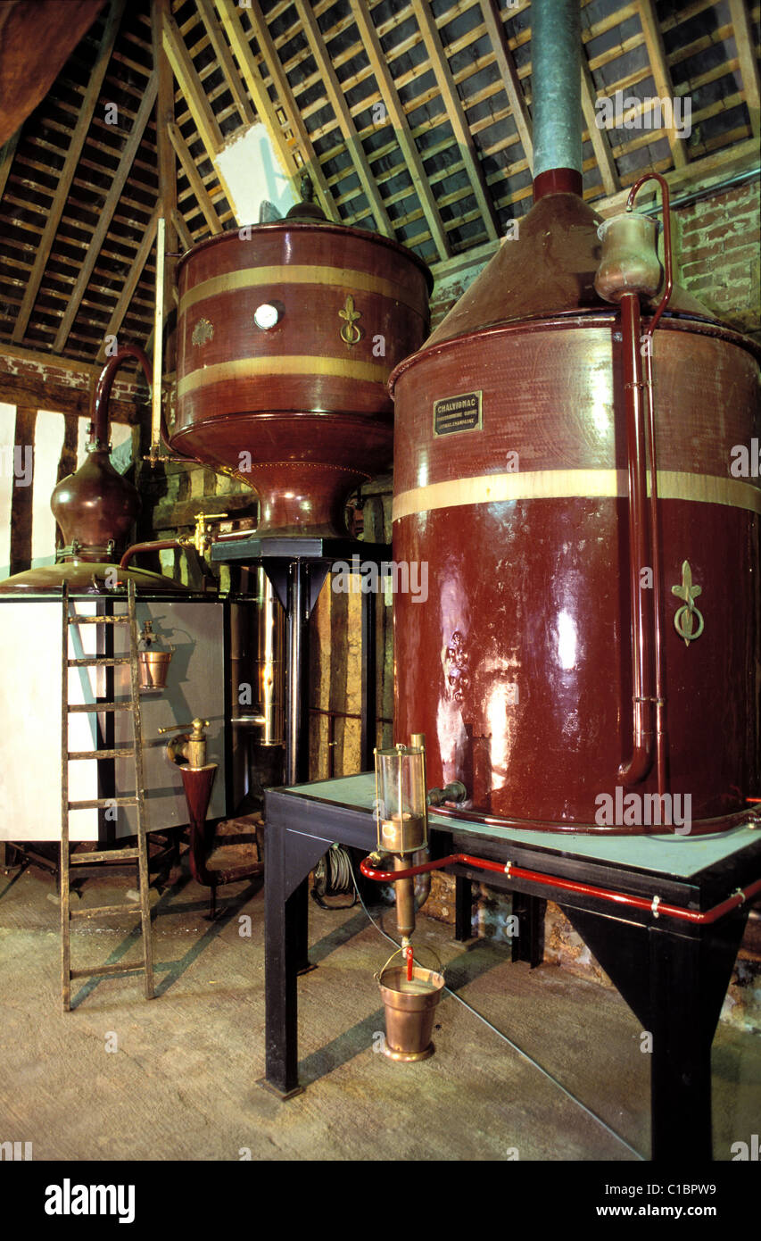 France, Calvados, Normandy, Calvados distillery (alcoholic Beverage ...
