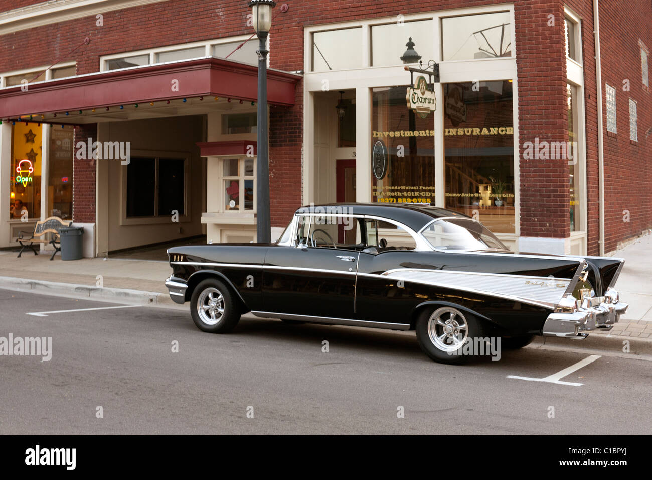 Classic car parked on street Stock Photo - Alamy