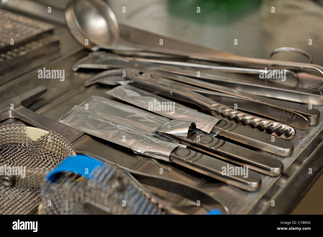 Post Mortem Instruments Stock Photo - Alamy