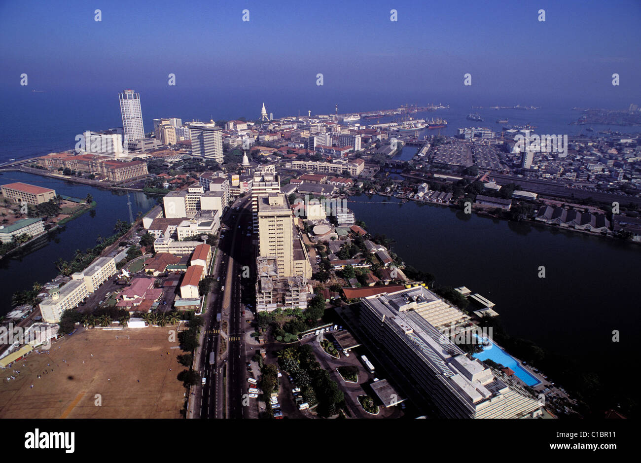 Sri Lanka, Colombo (aerial view Stock Photo - Alamy