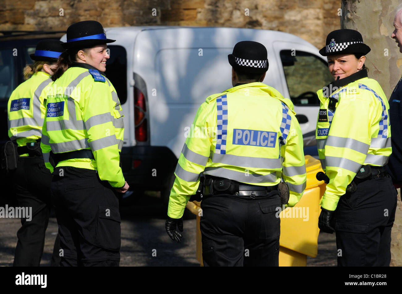 Female police and community support officers Stock Photo - Alamy