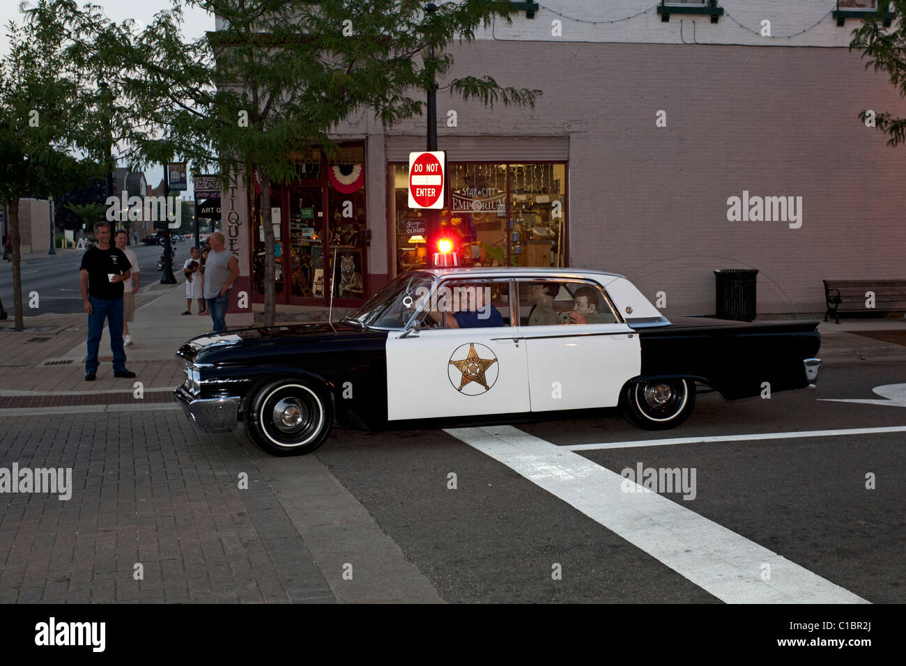 Antique police car hi-res stock photography and images - Alamy